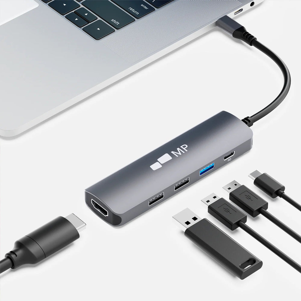 5 in 1 USB C Hub with 4K HDMI | Mobile Pixels