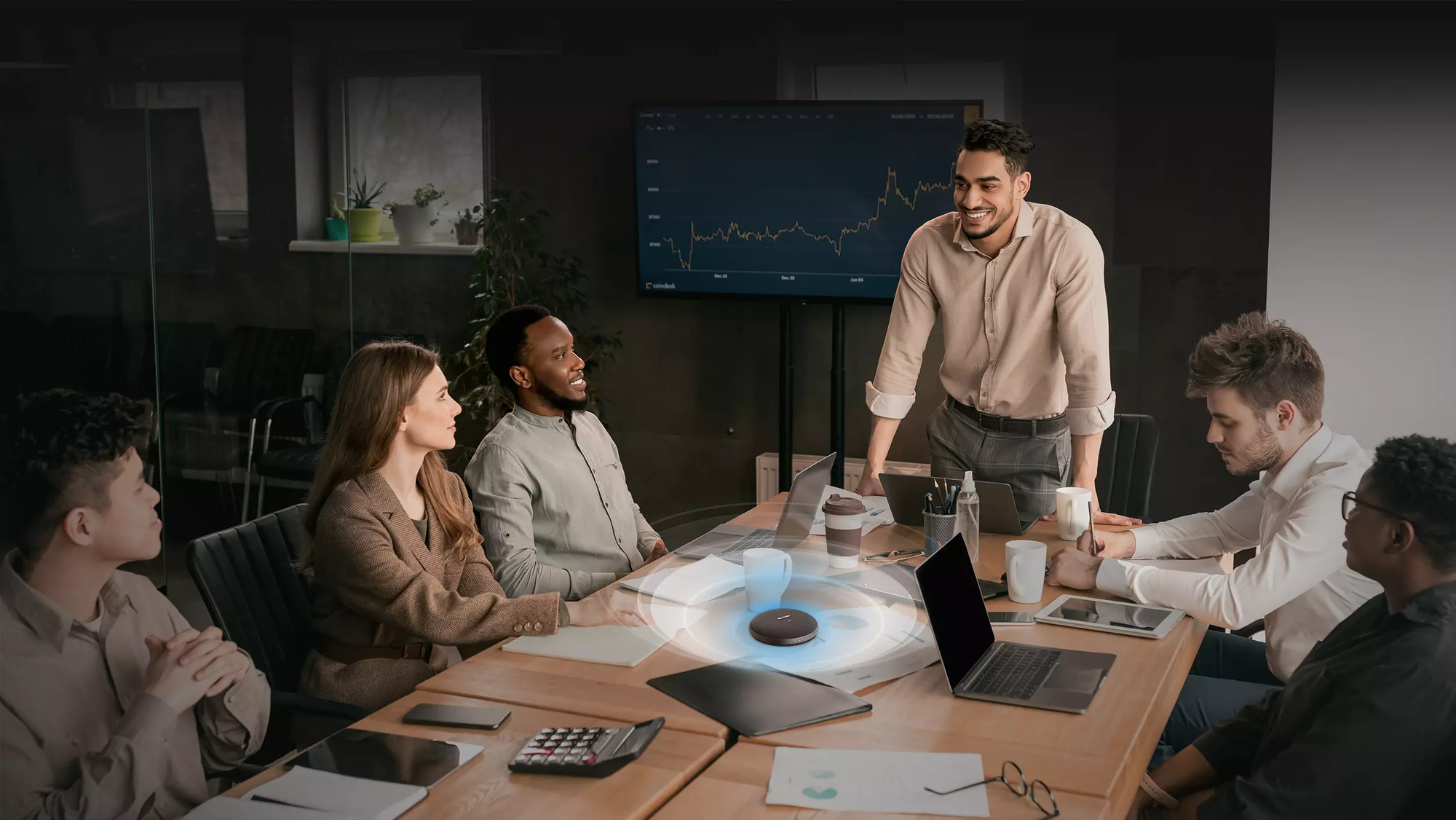 Bluetooth Conference Speaker with Mic | Mobile Pixels