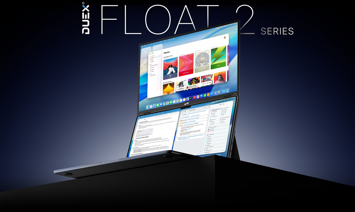 Duex Float 2 & Pro Portable Stacked Extra Screen for Laptop | Mobile Pixels