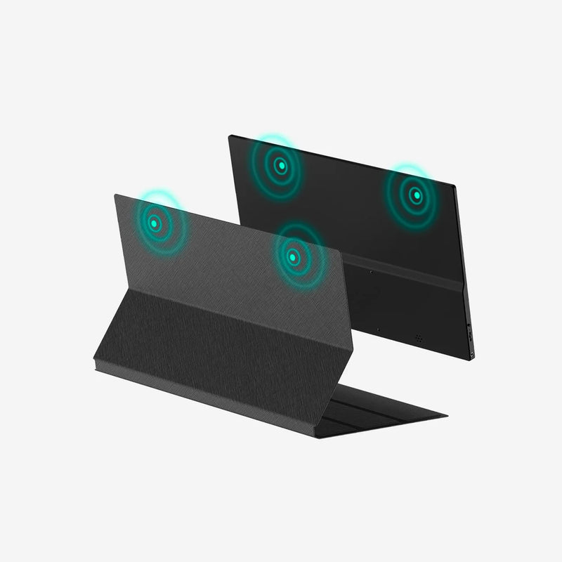 Fold 15 Inch Portable Screen with Speakers | Mobile Pixels