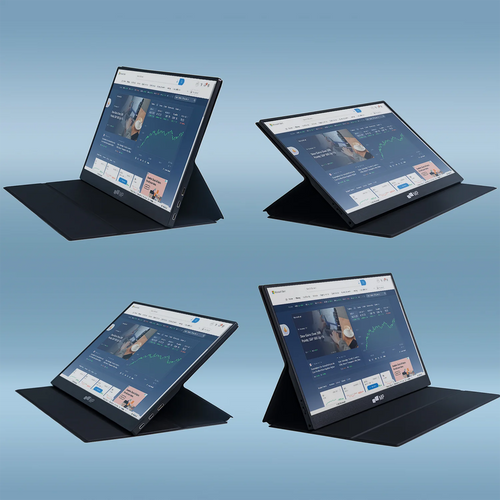 Fold 16" 2.5K and 15.6" 1080P Portable Screen with Speakers | Mobile Pixels