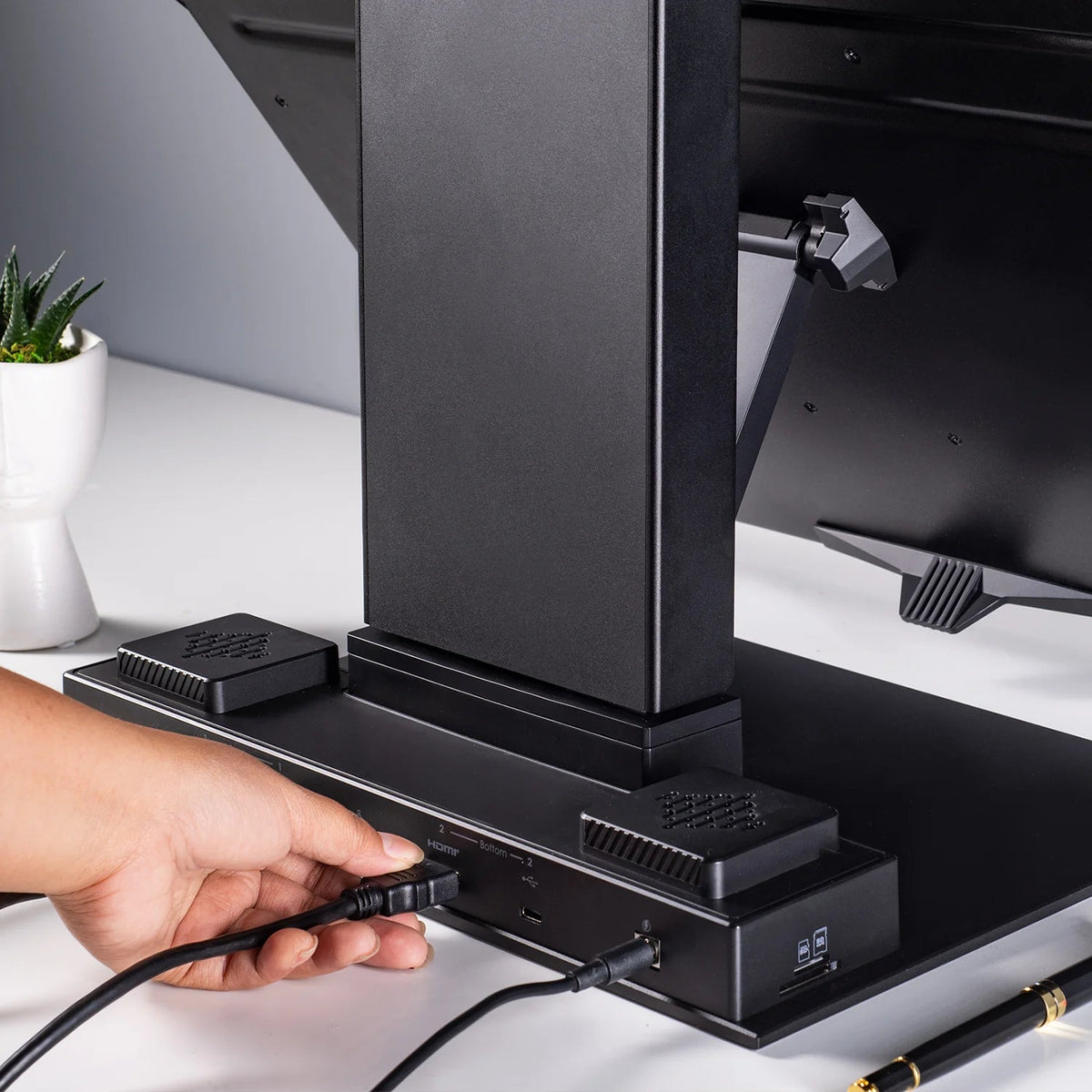 Geminos Stacked Monitor | Desktop Dual Monitor bundle | Mobile Pixels