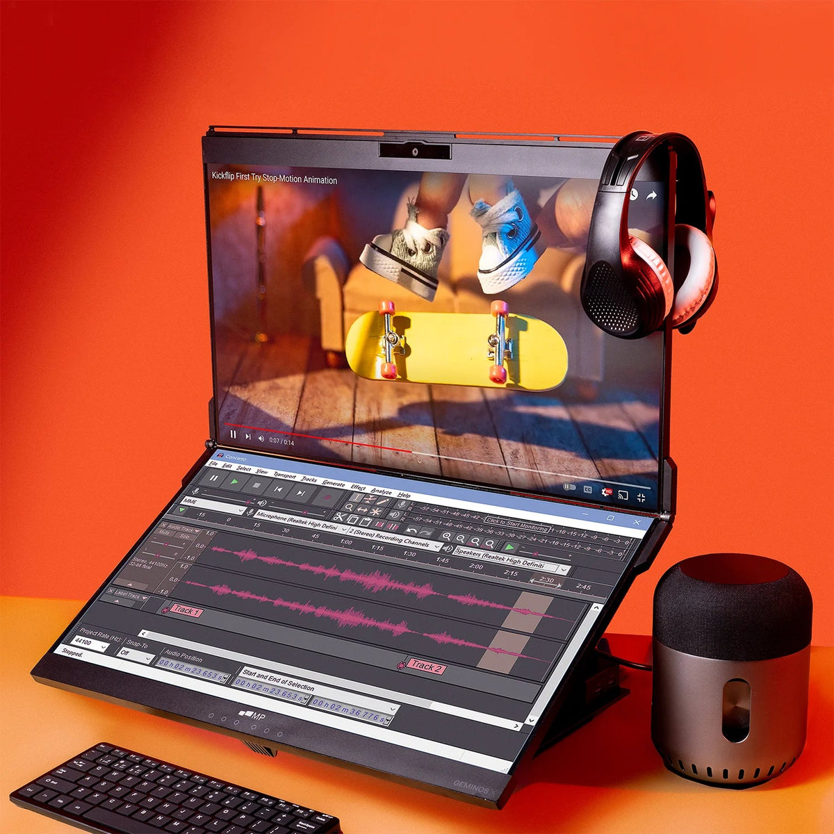 Geminos Stacked Monitor | Desktop Dual Monitor Bundle | Mobile Pixels