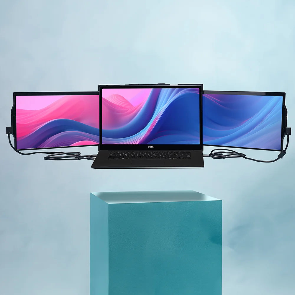 TRIO Laptop Screen Extender | Triple Monitor Laptop | Mobile Pixels